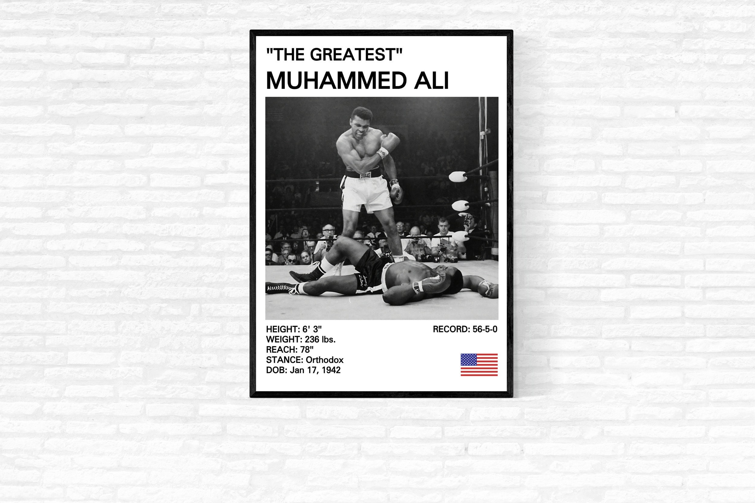 Muhammed Ali Poster, Muhammed Ali Print, Boxing Posters, Boxing Prints ...