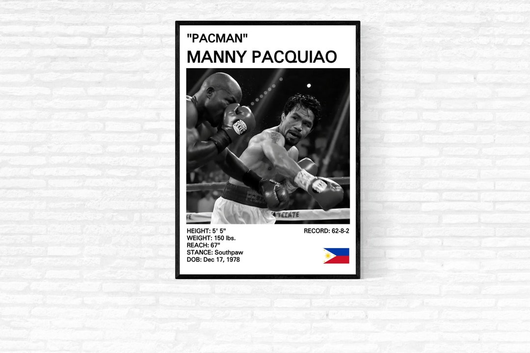 Manny Pacquiao Poster, Manny Pacquiao Pint, Boxing Posters, Boxing ...