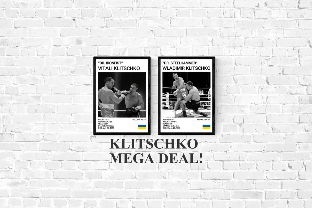 Klitschko Poster Deal, Wladimir Klitschko Print, Vitali Klitschko Print ...