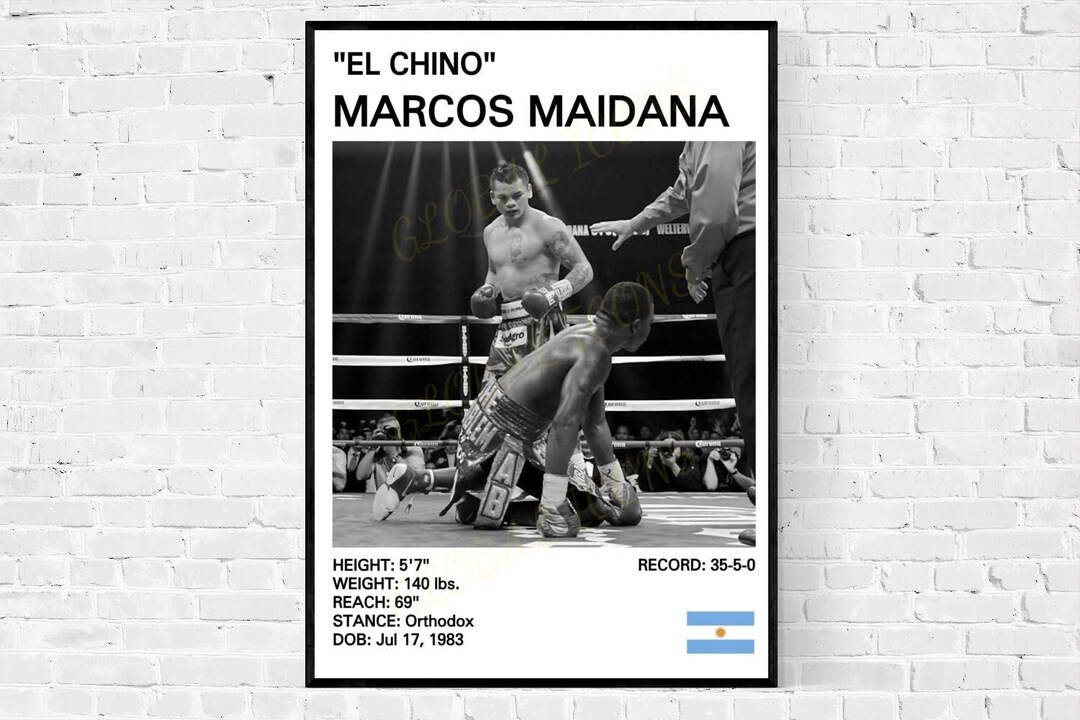 Marcos Maidana Boxing Print: Fan Art Poster - Etsy