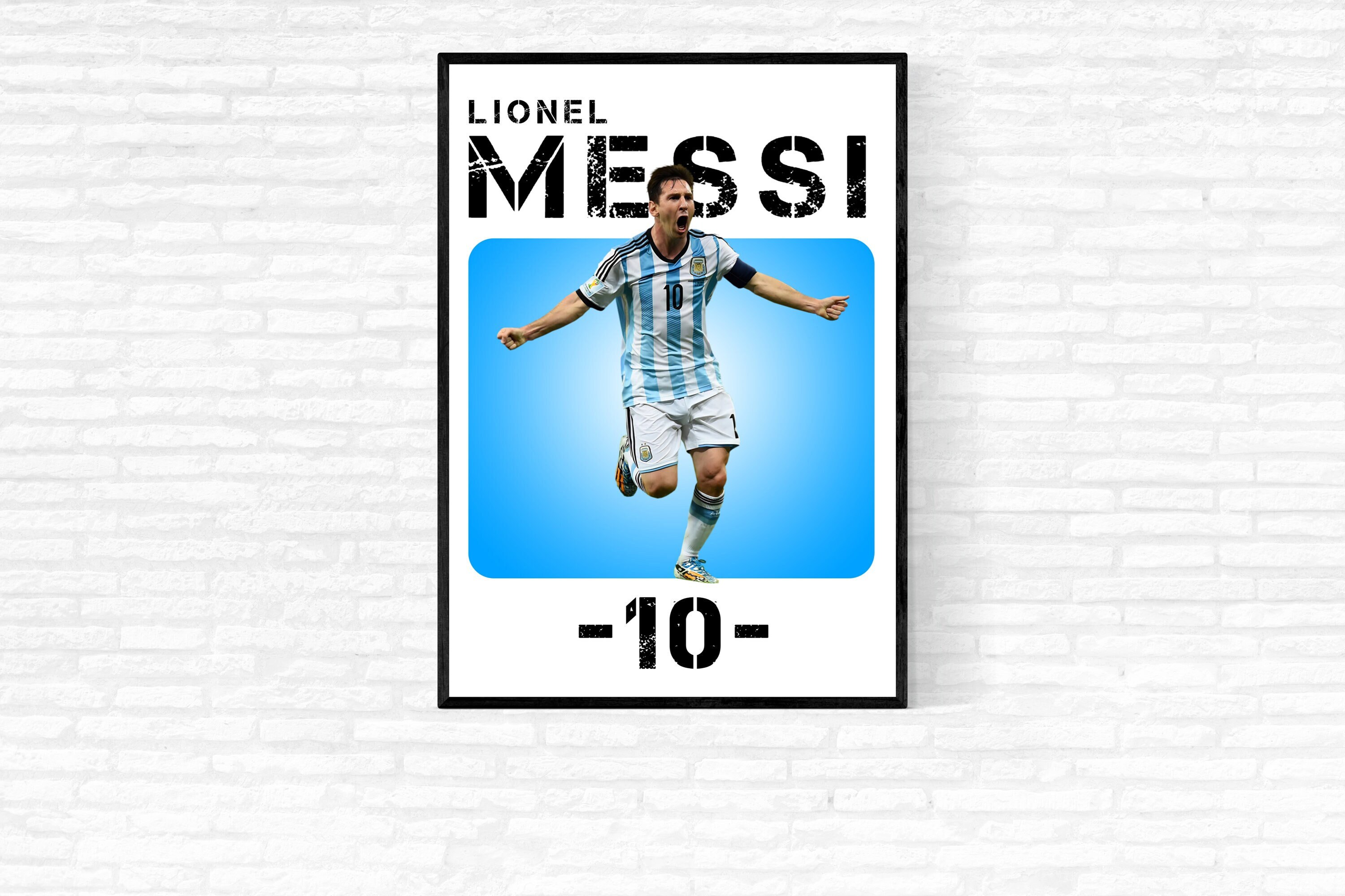 Lionel Messi Poster, Leo Messi Print, Football Posters, Soccer Prints ...