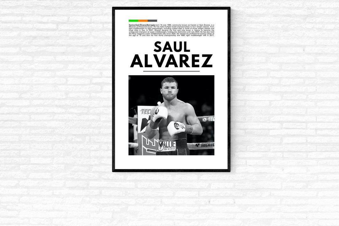 Canelo Alvarez Print, Canelo Saul Alvarez Boxing Poster, Boxing Posters ...