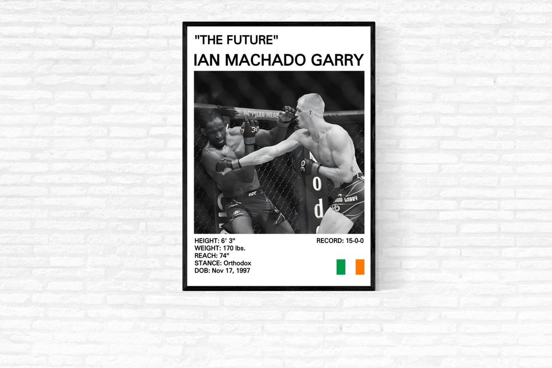 Ian Garry Poster, Ian Machado Garry Print, the Future, MMA Prints, MMA ...