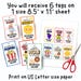 Back to School Printable Gift Tags – Fun & Colorful Classroom Favor ...