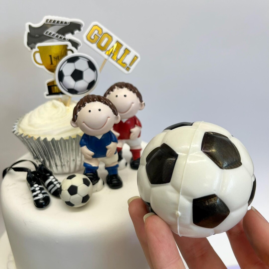 Football Cake Topper | Sports Birthday Figurine Decoration for Dad - Etsy