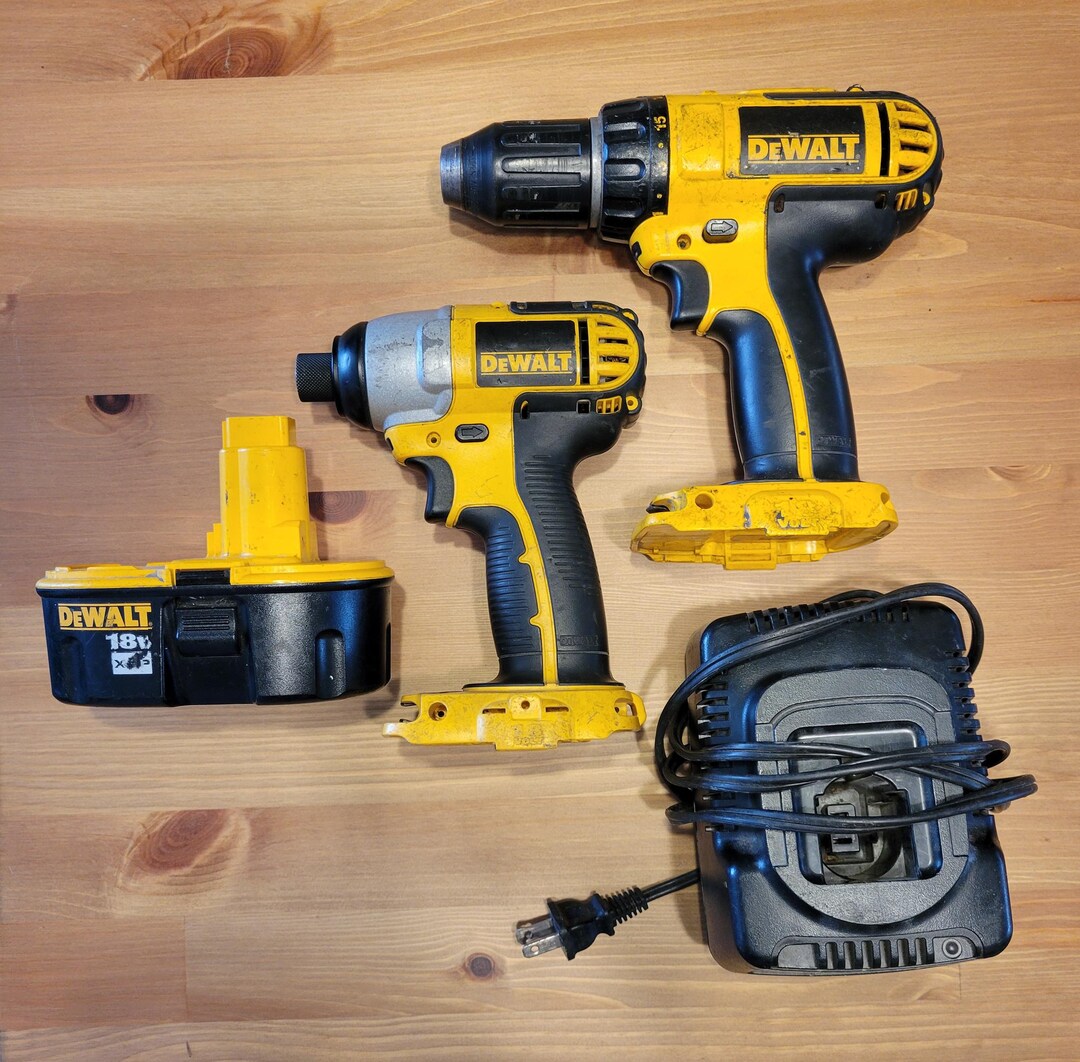 Dewalt 18V Drill & Impact Set - Etsy