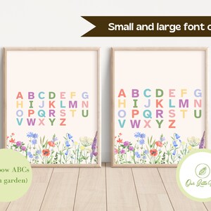 ABC Poster Homeschool, Digital Print, School, Kids Art,educational ...