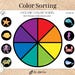 Ocean Color Wheel, Color Theory, Color Match Preschool Worksheet ...