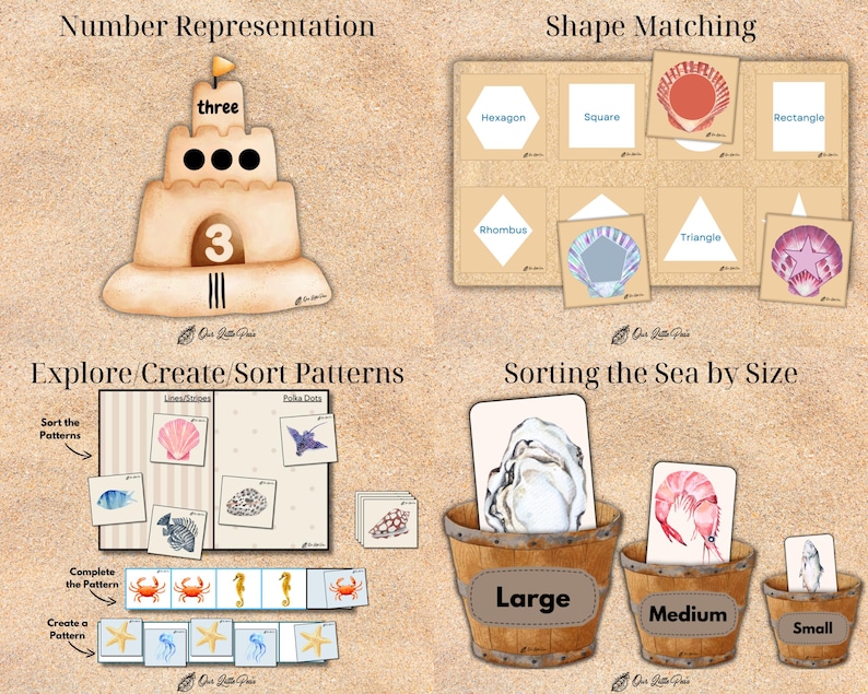 Ocean ENTIRE UNIT Bundle, Preschool Curriculum, Preschool Printable ...