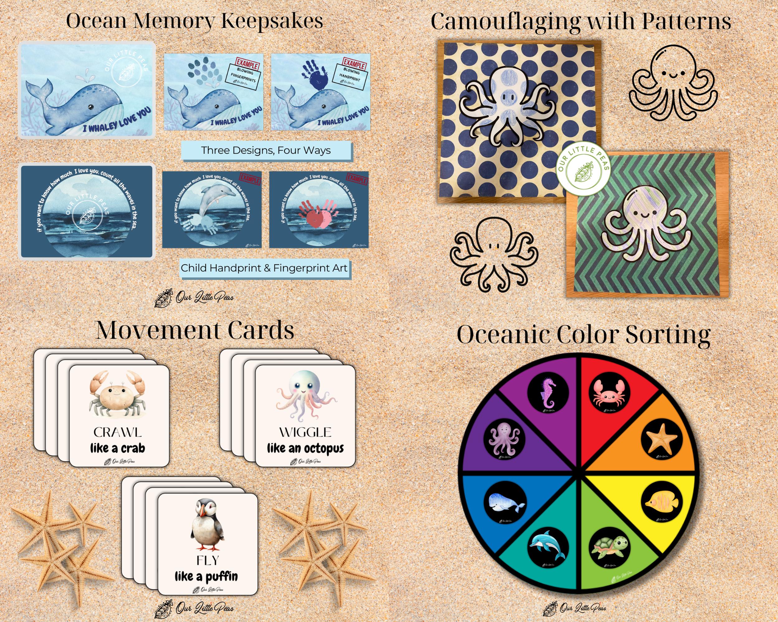 Ocean ENTIRE UNIT Bundle, Preschool Curriculum, Preschool Printable ...