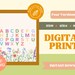 ABC Poster Homeschool, Digital Print, School, Kids Art,educational ...