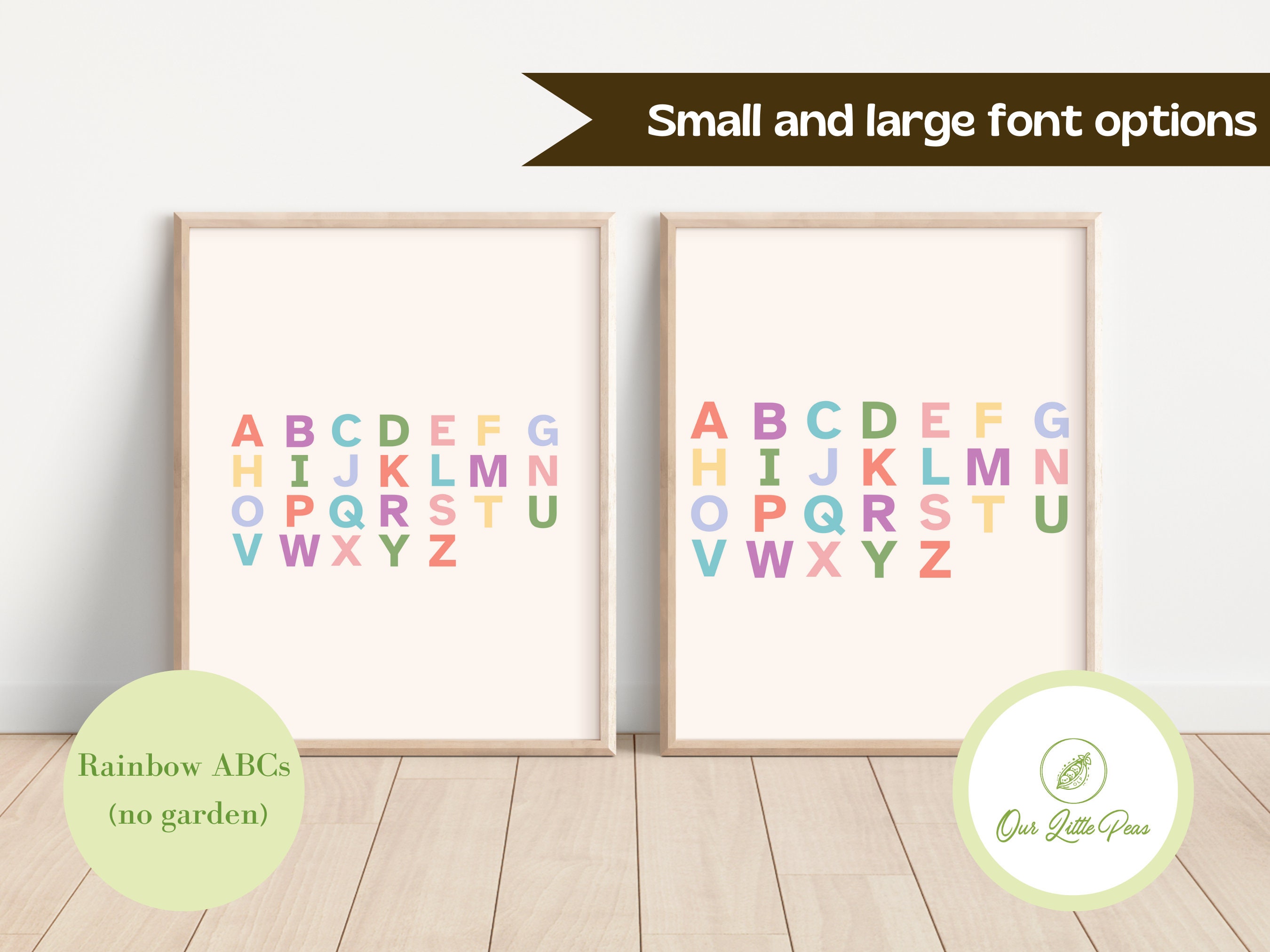 ABC Poster Homeschool, Digital Print, School, Kids Art,educational ...