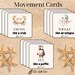 Ocean Movement Cards, Gross Motor Movement Activity, Action Cards ...