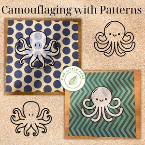 Ocean Octopus Camouflage, Animal Adaptation, Preschool Activity ...