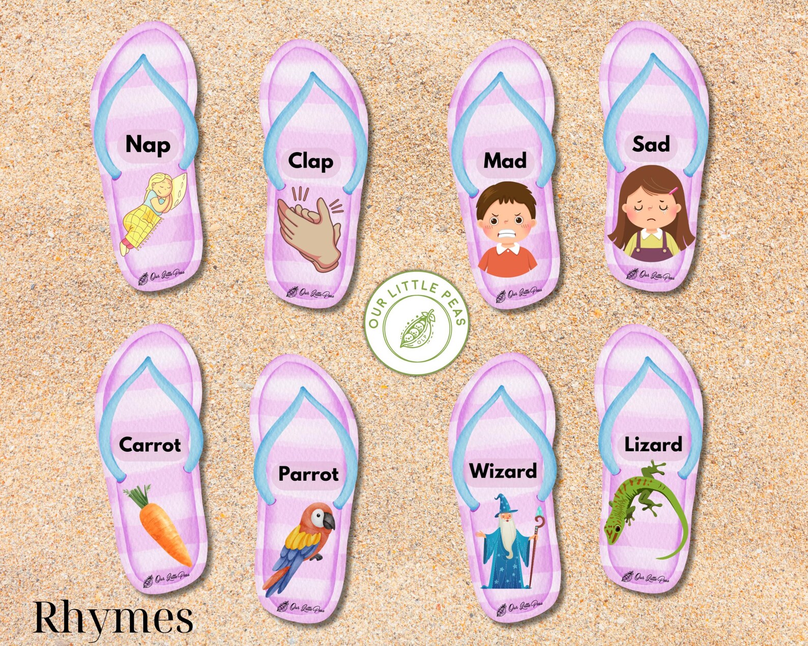 Ocean Rhymes, Early Literacy, Preschool and Kindergarten Printable ...