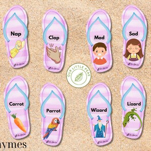 Ocean Rhymes, Early Literacy, Preschool and Kindergarten Printable ...