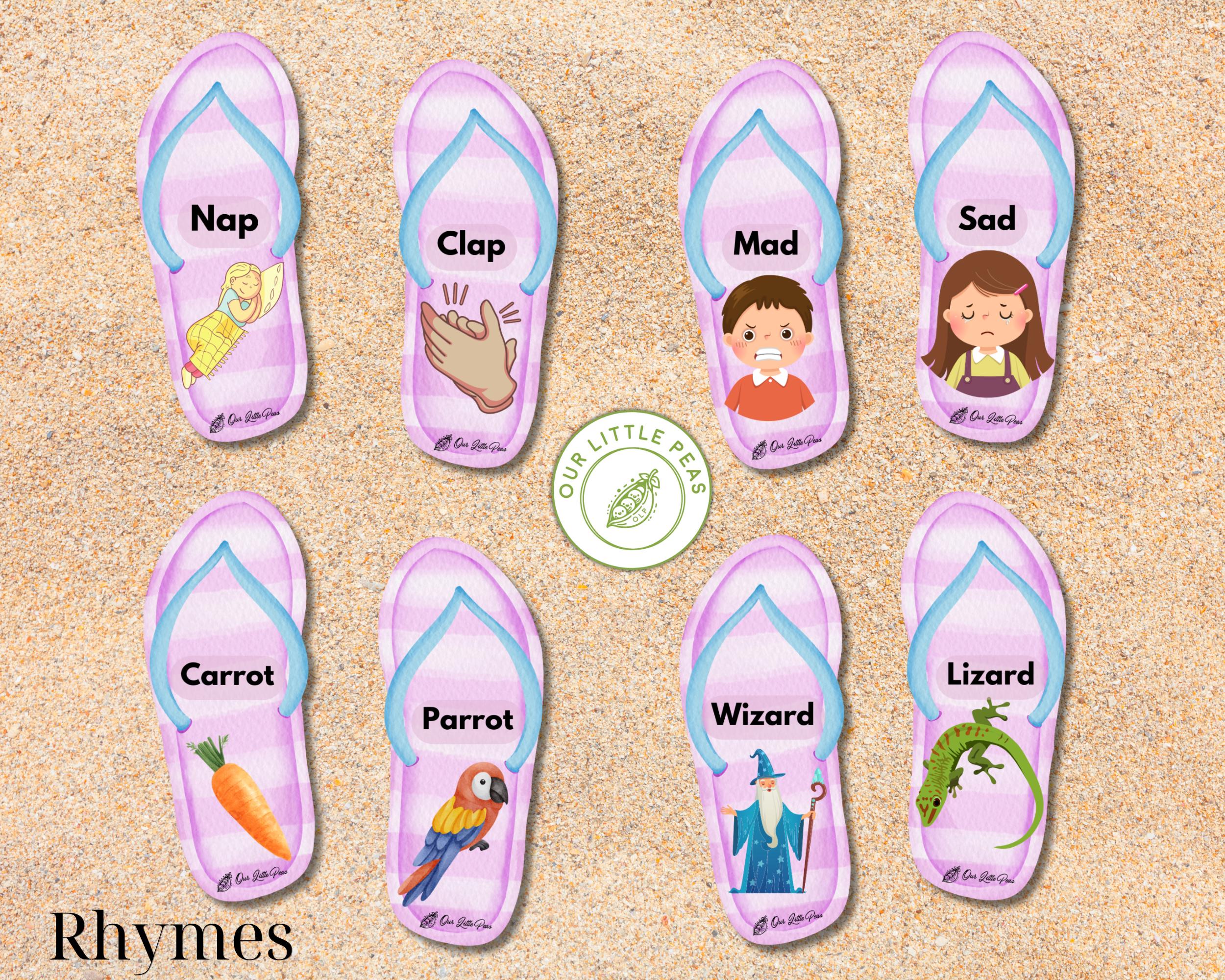 Ocean Rhymes, Early Literacy, Preschool and Kindergarten Printable ...