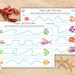 Ocean Pre Handwriting Line Tracing, Preschool Printable, Homeschool ...