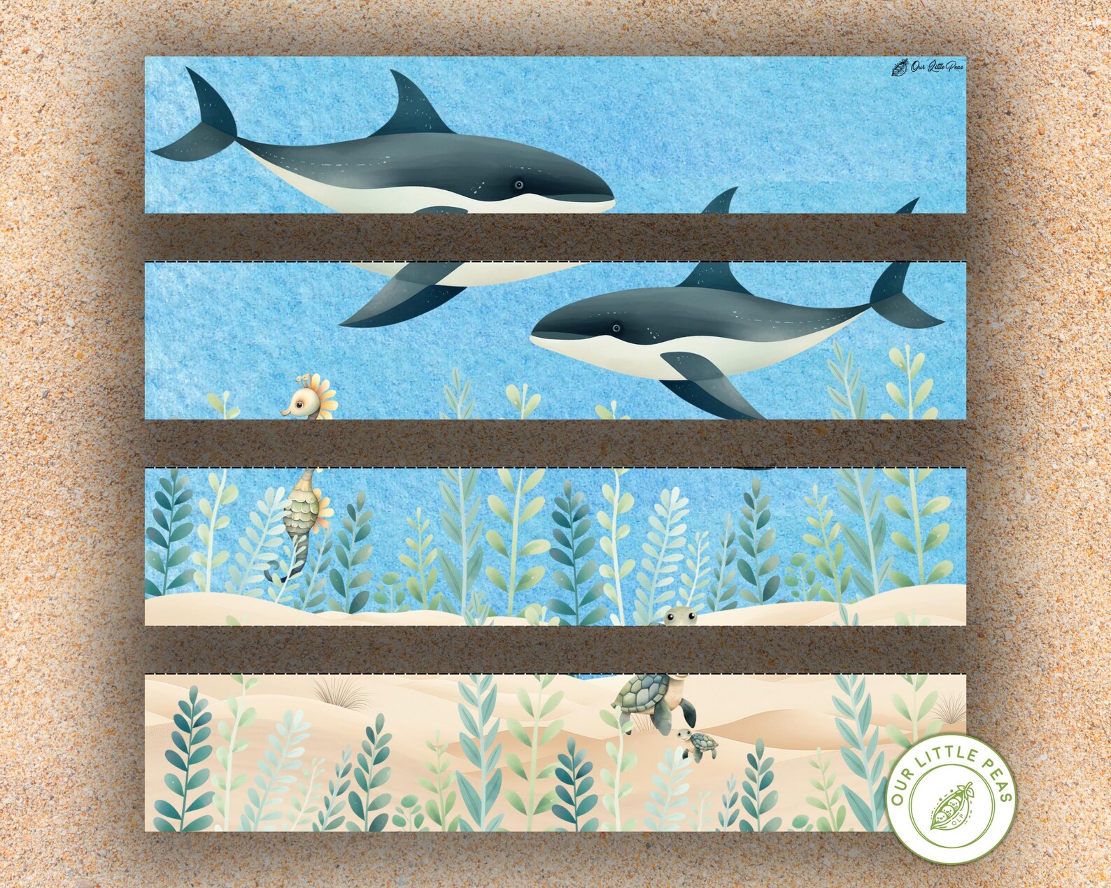 Ocean Puzzles, Math, Preschool and Kindergarten Printable, Preschool ...