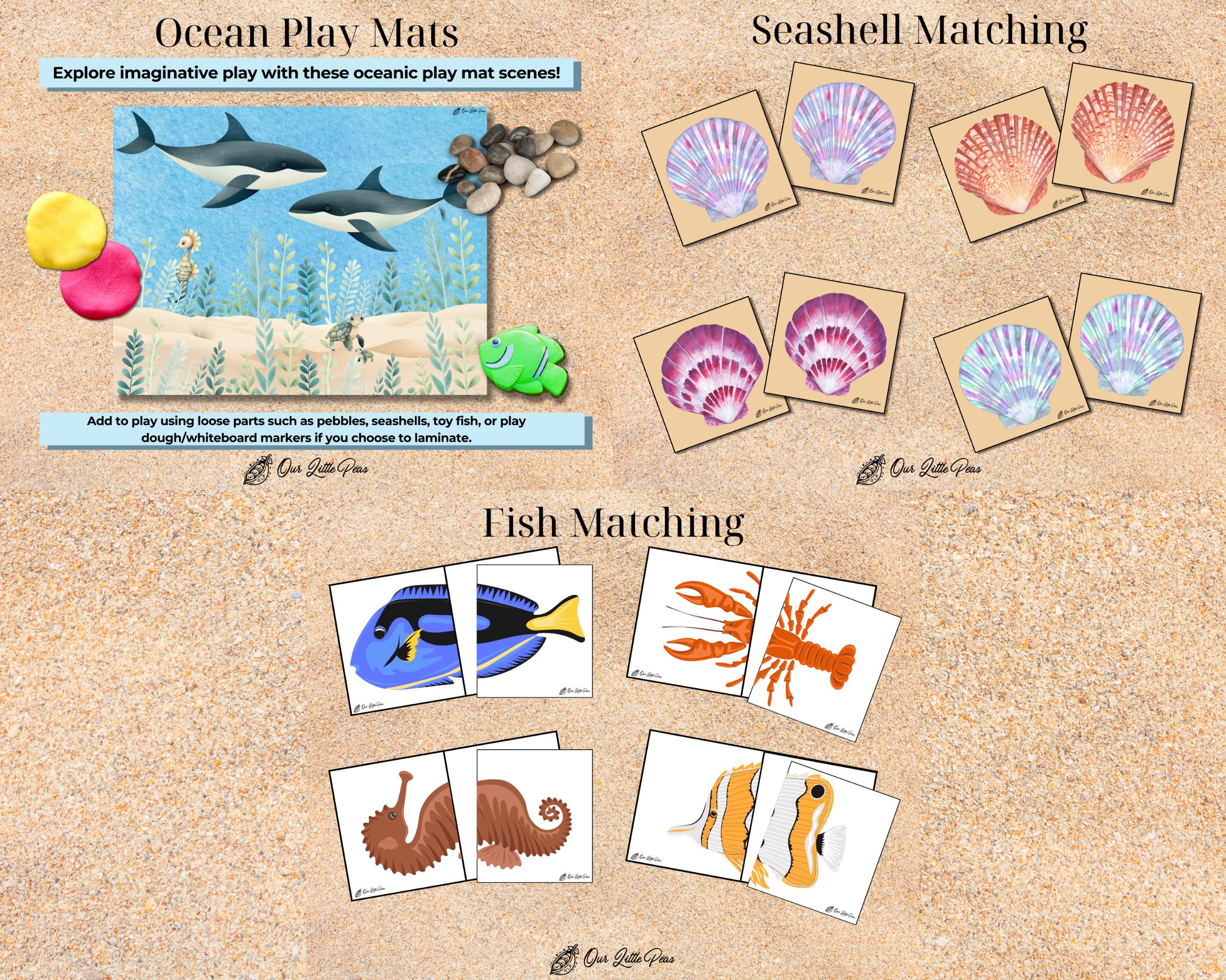 Ocean ENTIRE UNIT Bundle, Preschool Curriculum, Preschool Printable ...