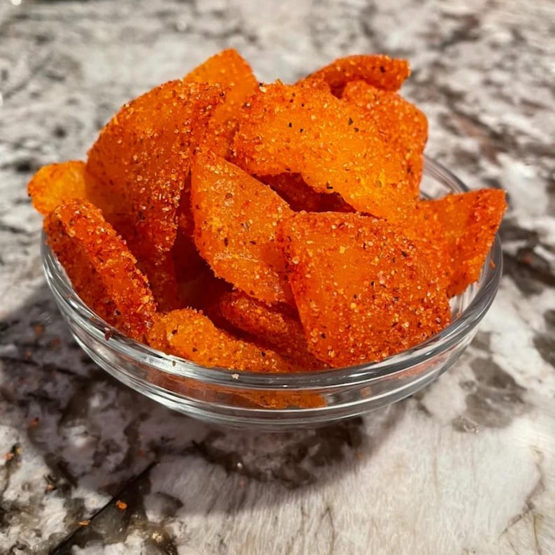 Spicy Chili Covered Dried Mango Slices spicy Mango Candy Mexican Spicy ...