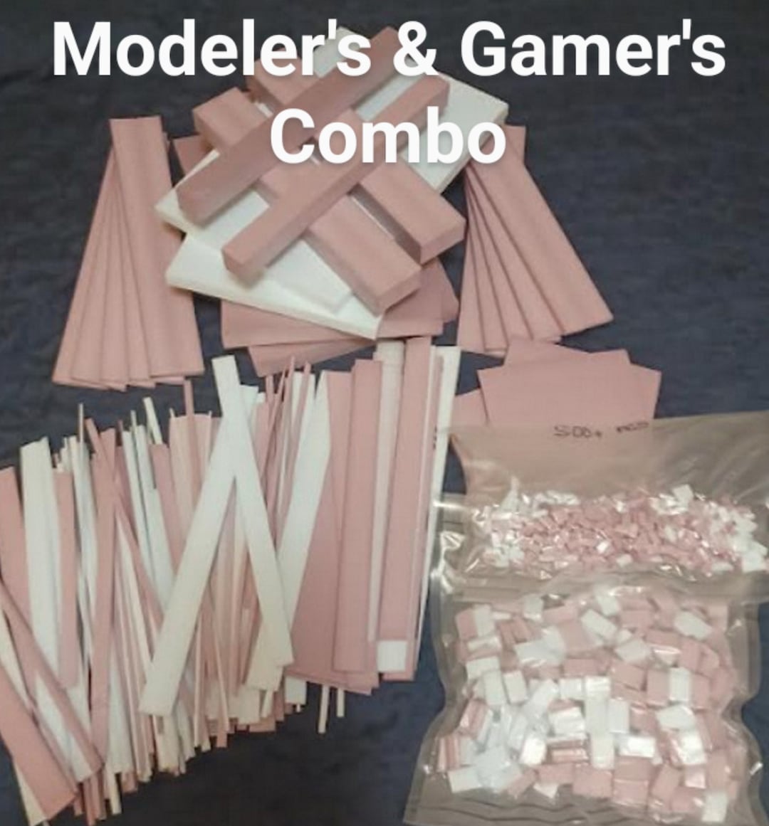 XPS Foam Board "modeler's & Gamer's Combo" for Fine Details Miniature ...