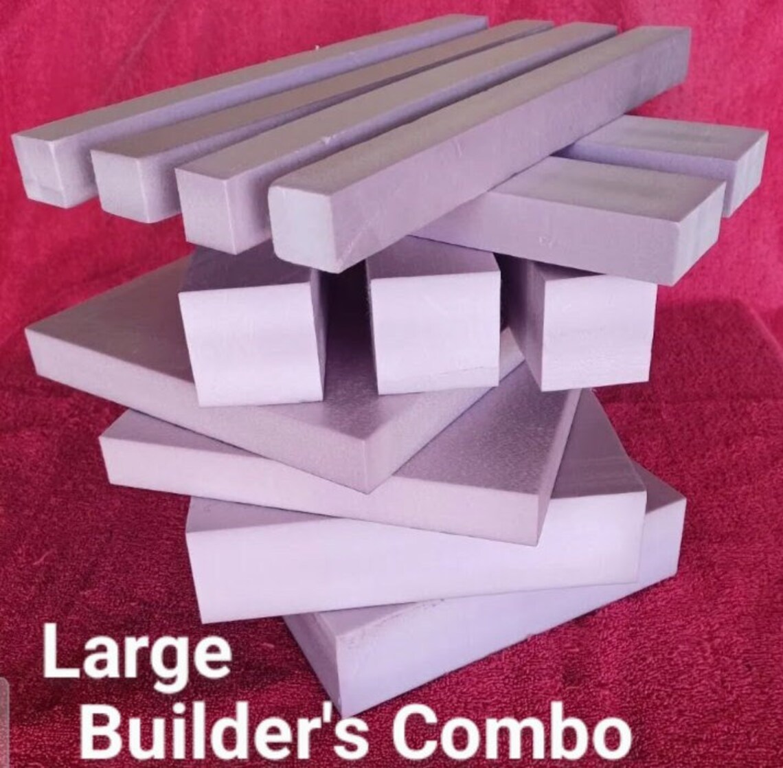 XPS Foam Large Builder's Combo Pk Variety of Sizes With Diorama Artists ...