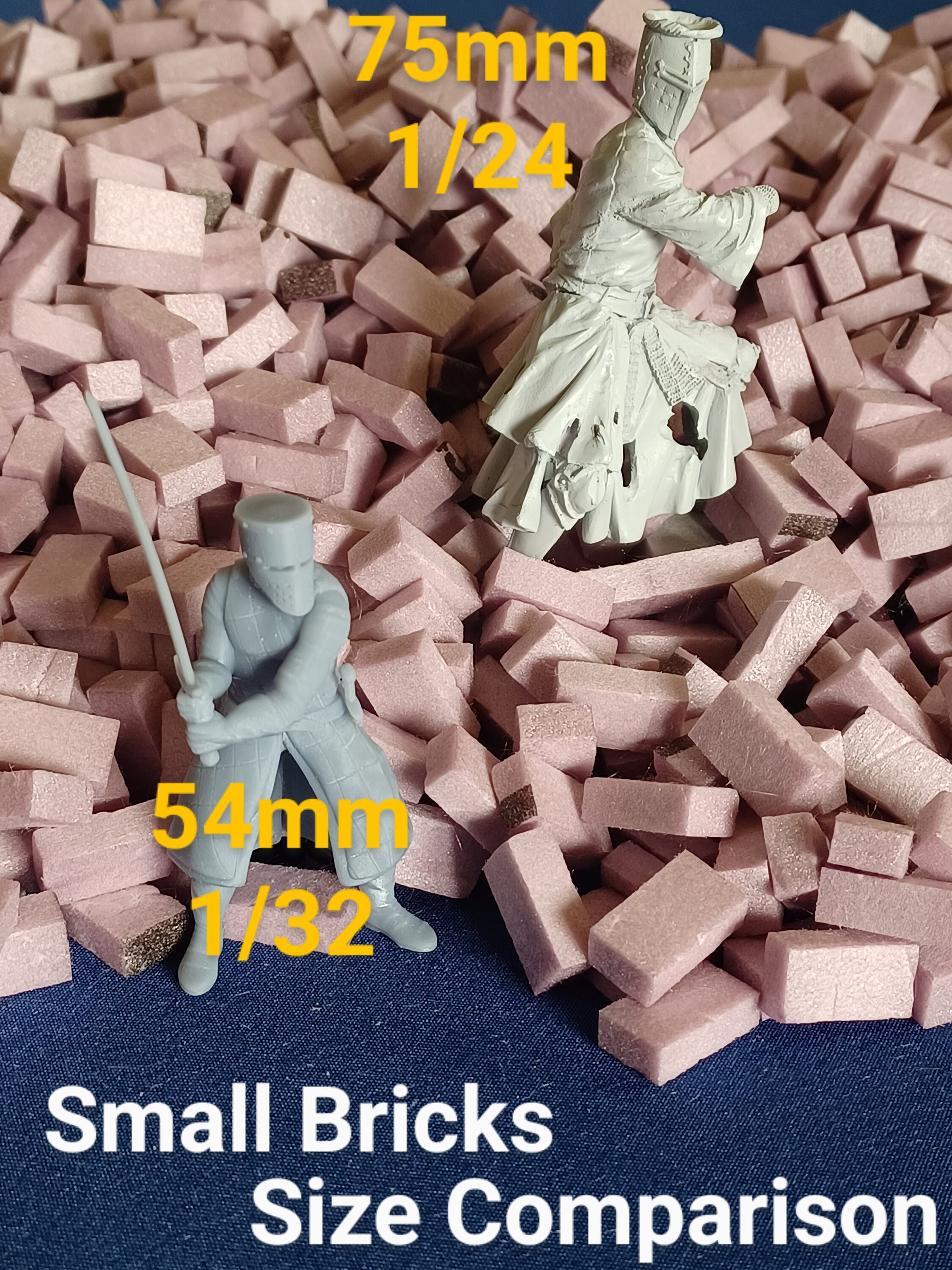 XPS Foam Small Bricks Regular Pak With Over 1800 Pcs! Great for Scales ...
