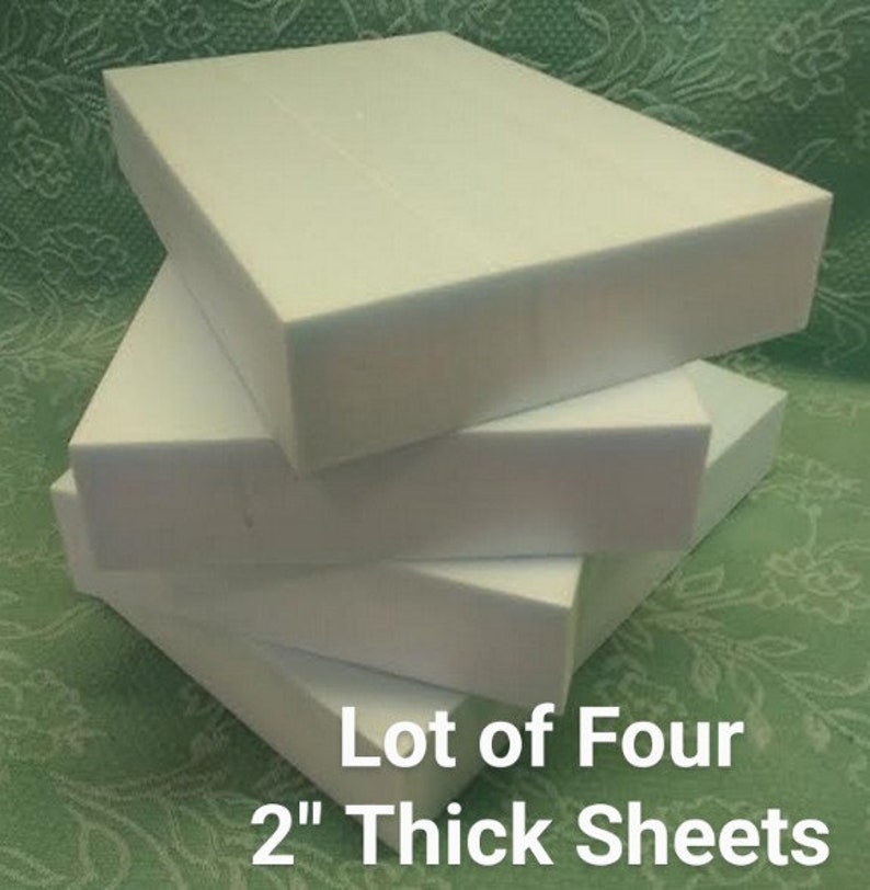 XPS Foam for Scale Modeling, Dioramas, Miniturists. Lot of 4 Sheets of ...