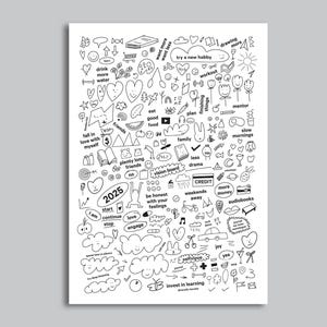 Vision Board 2025 Dream Board for Kids and Adults Printable Instant ...