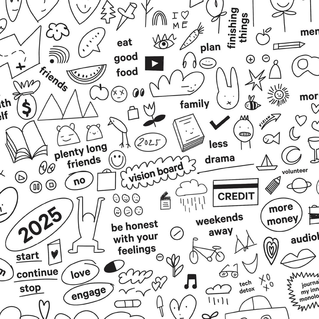 Vision Board 2025 Dream Board for Kids and Adults Printable Instant ...