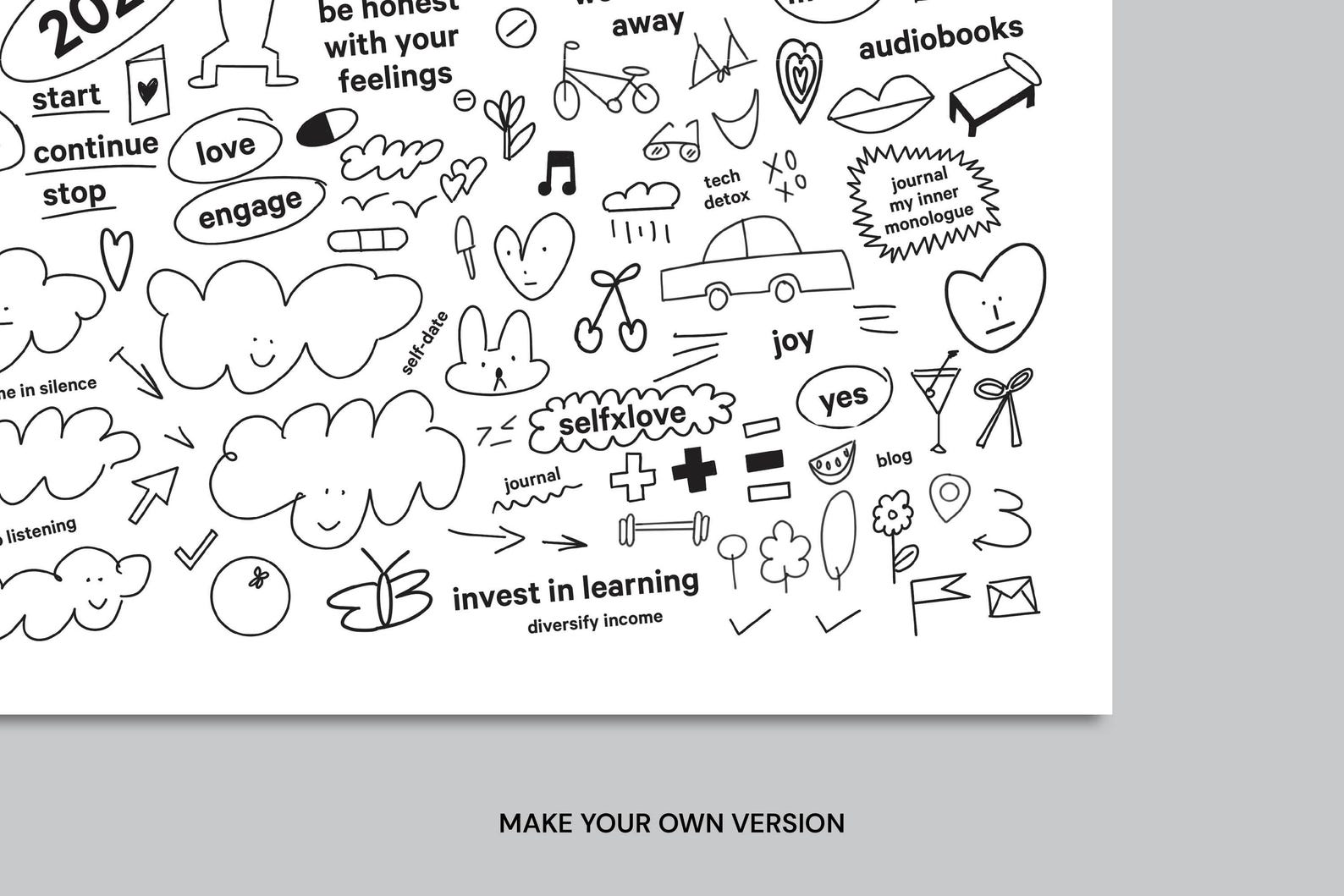 Vision Board 2025 Dream Board for Kids and Adults Printable Instant ...