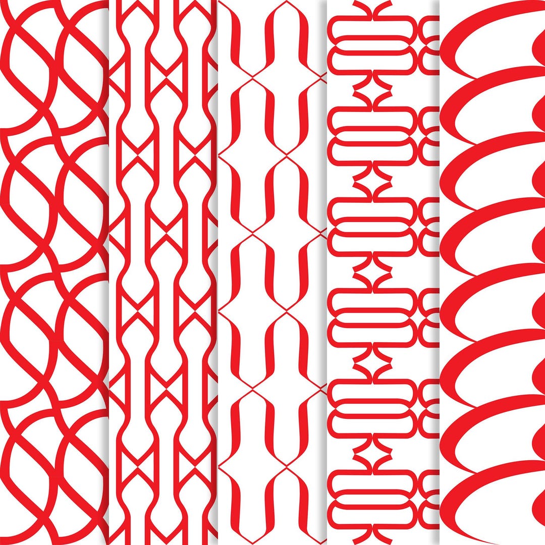 Abstract Patterns. 5 Printable Pattern Files. Commercial Use. - Etsy