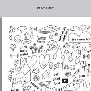 Vision Board 2025 Dream Board for Kids and Adults Printable Instant ...