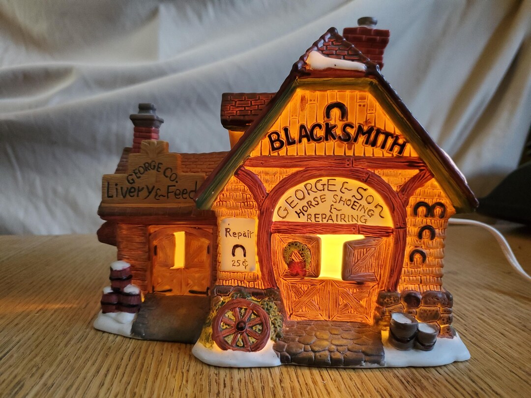 Santa's Workbench Collection George & Son Blacksmith, Victorian Series ...