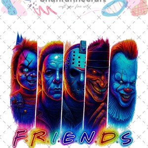 Friends Horror Characters Png, Halloween Horror Character Png ...