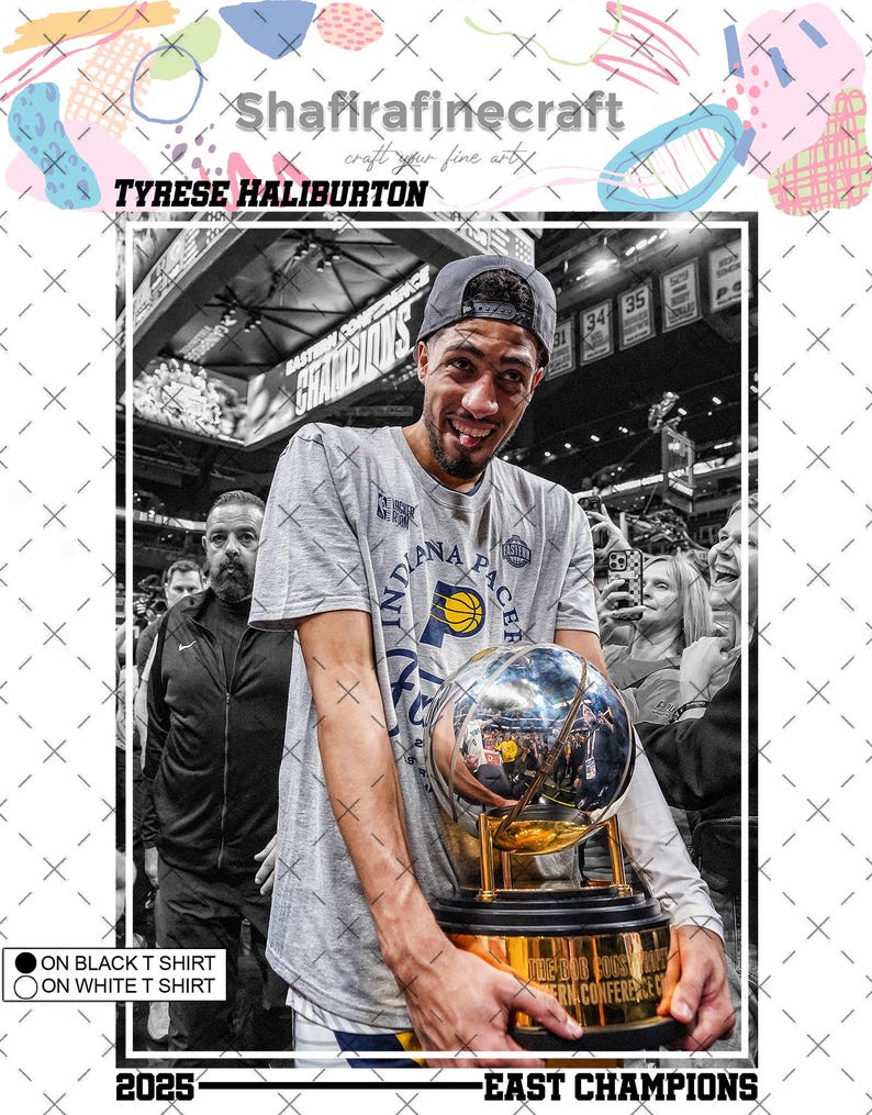Tyrese Haliburton Png, Tyrese Haliburton Digital File, PNG Ready Print ...