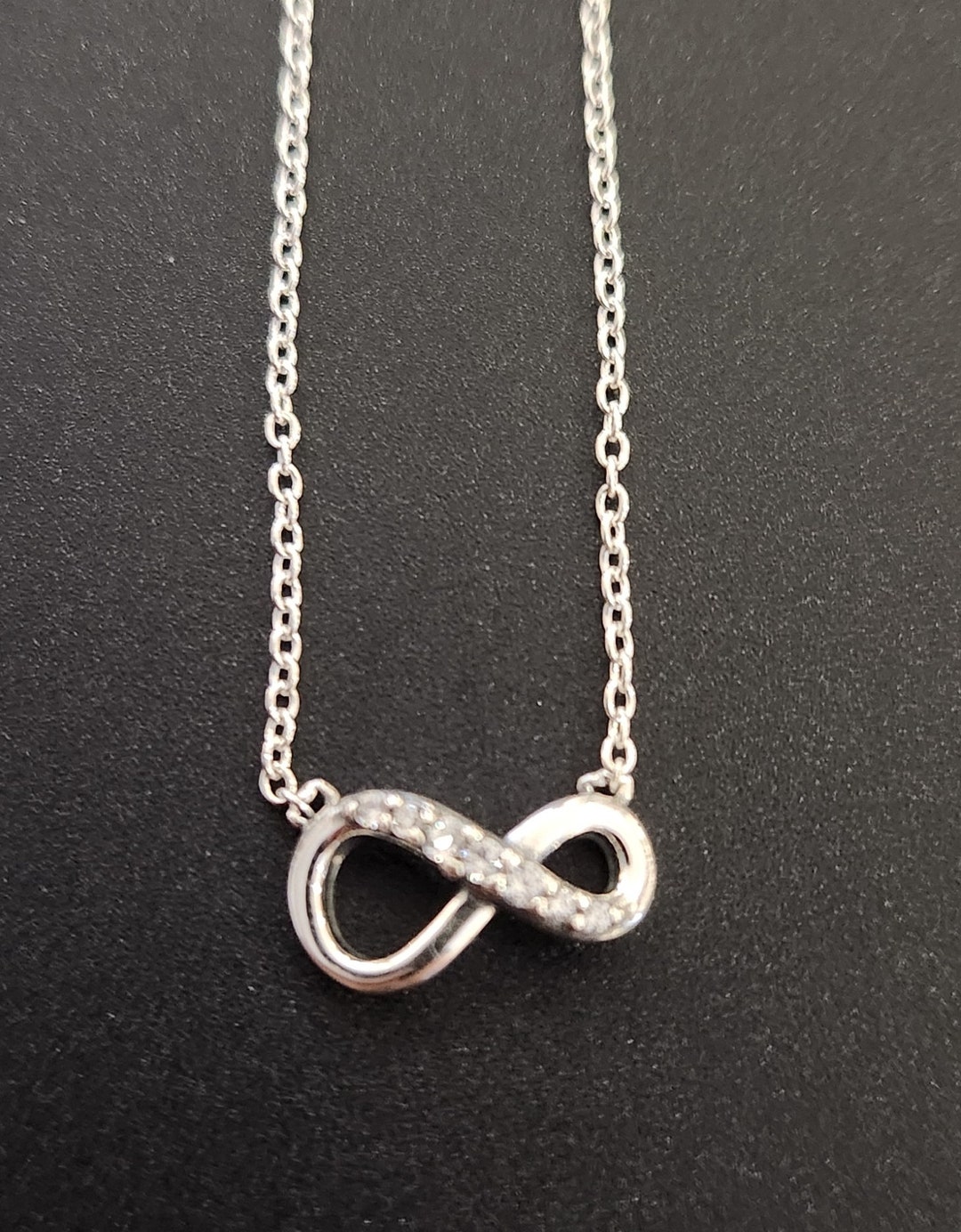 Hallmarked Pandora Infinity Necklace With Gift Bag. - Etsy