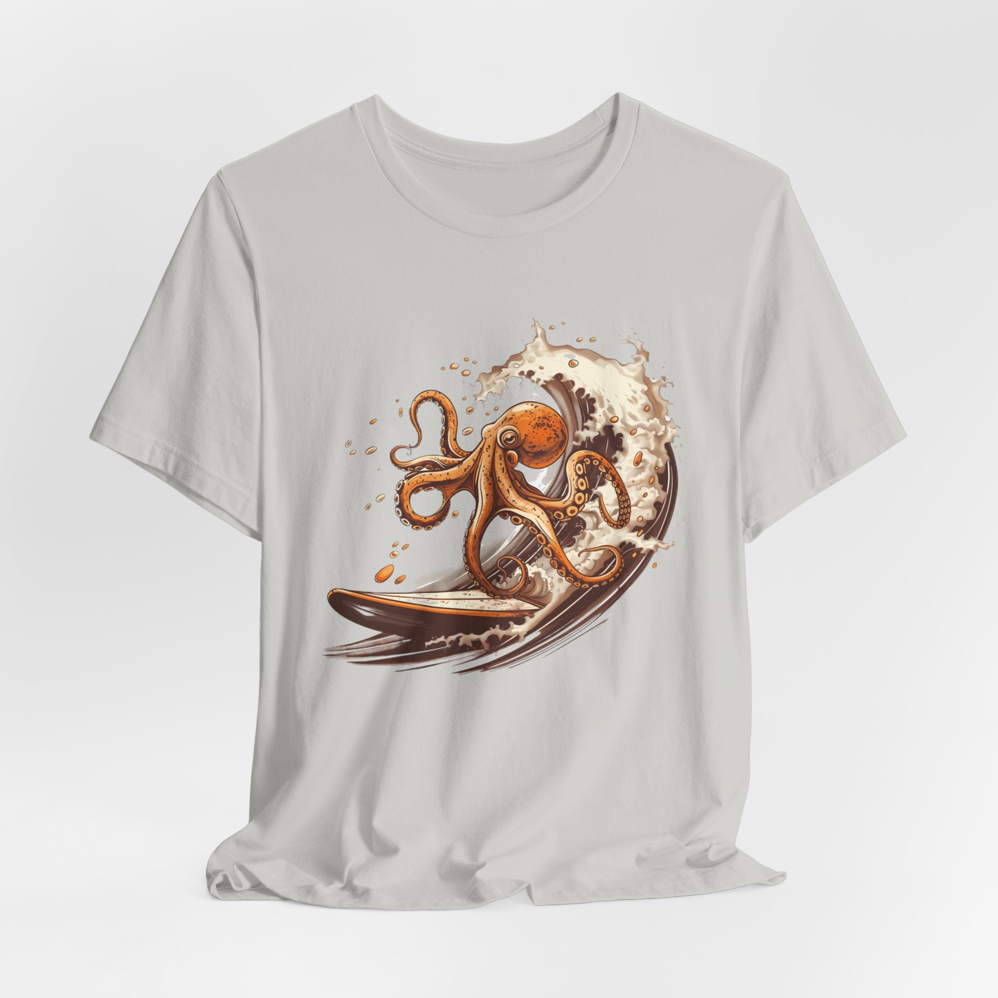 Octopus Surfing T-shirt | Wavy Octopus | Octopus Lover Shirt | Animal ...