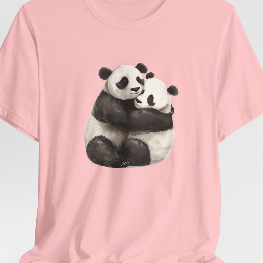 Panda T-shirt, Pandas Hugging, Panda Love, Cute Panda Bear, Panda Lover ...