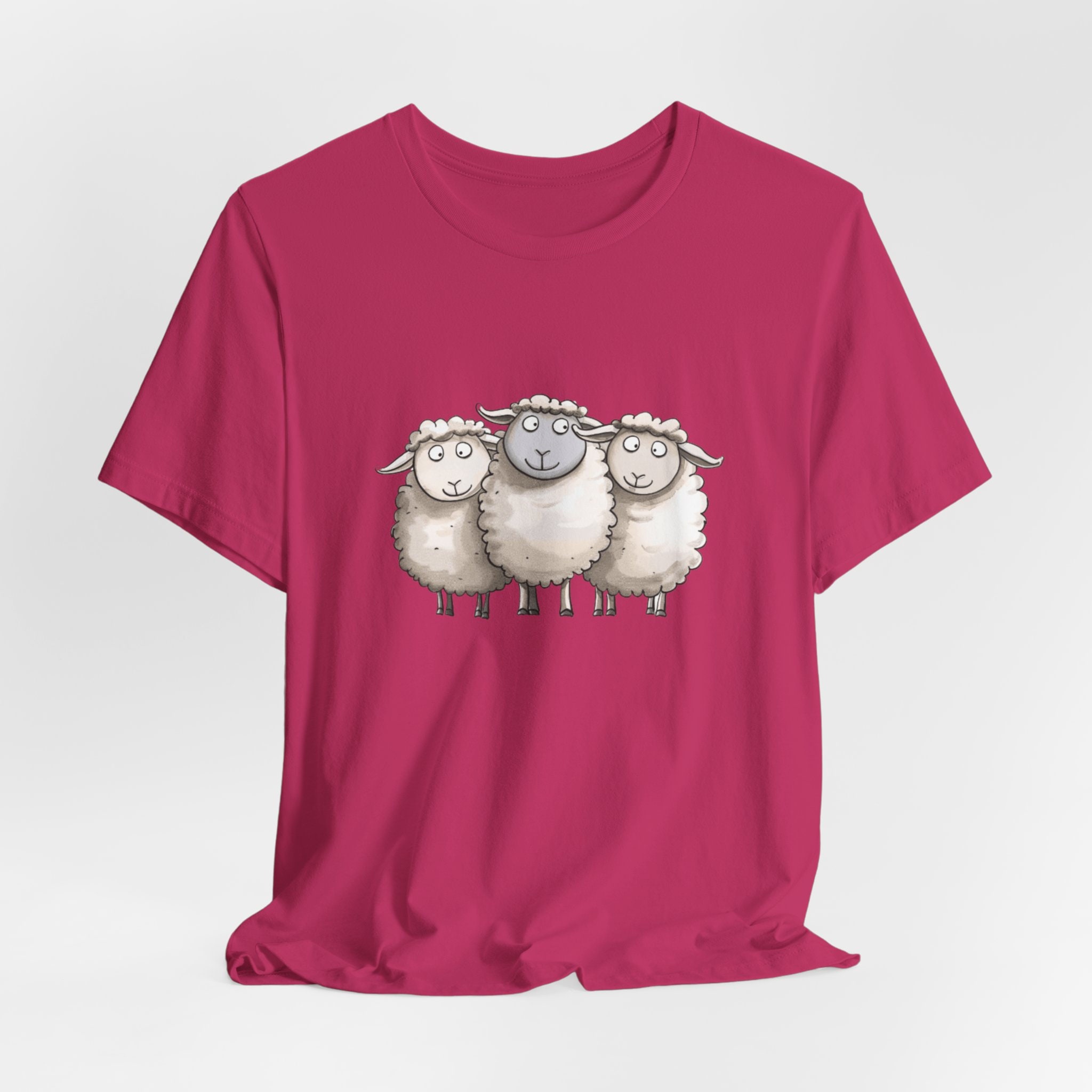 Sheep T-shirt, Group of Sheep, Sheep Farmer Gift, Sheep T-shirt, Animal ...