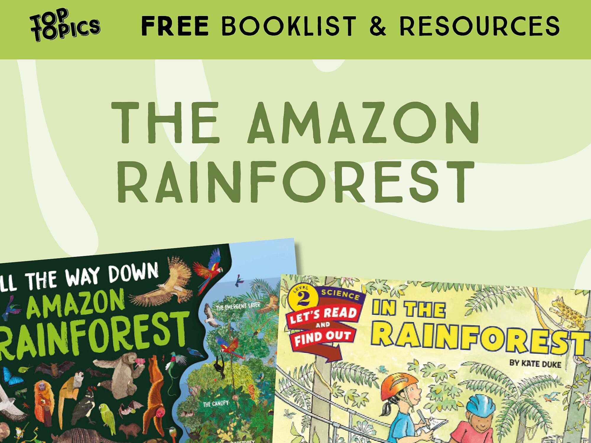 Exploring the Amazon Rainforest Topic Guide - Etsy