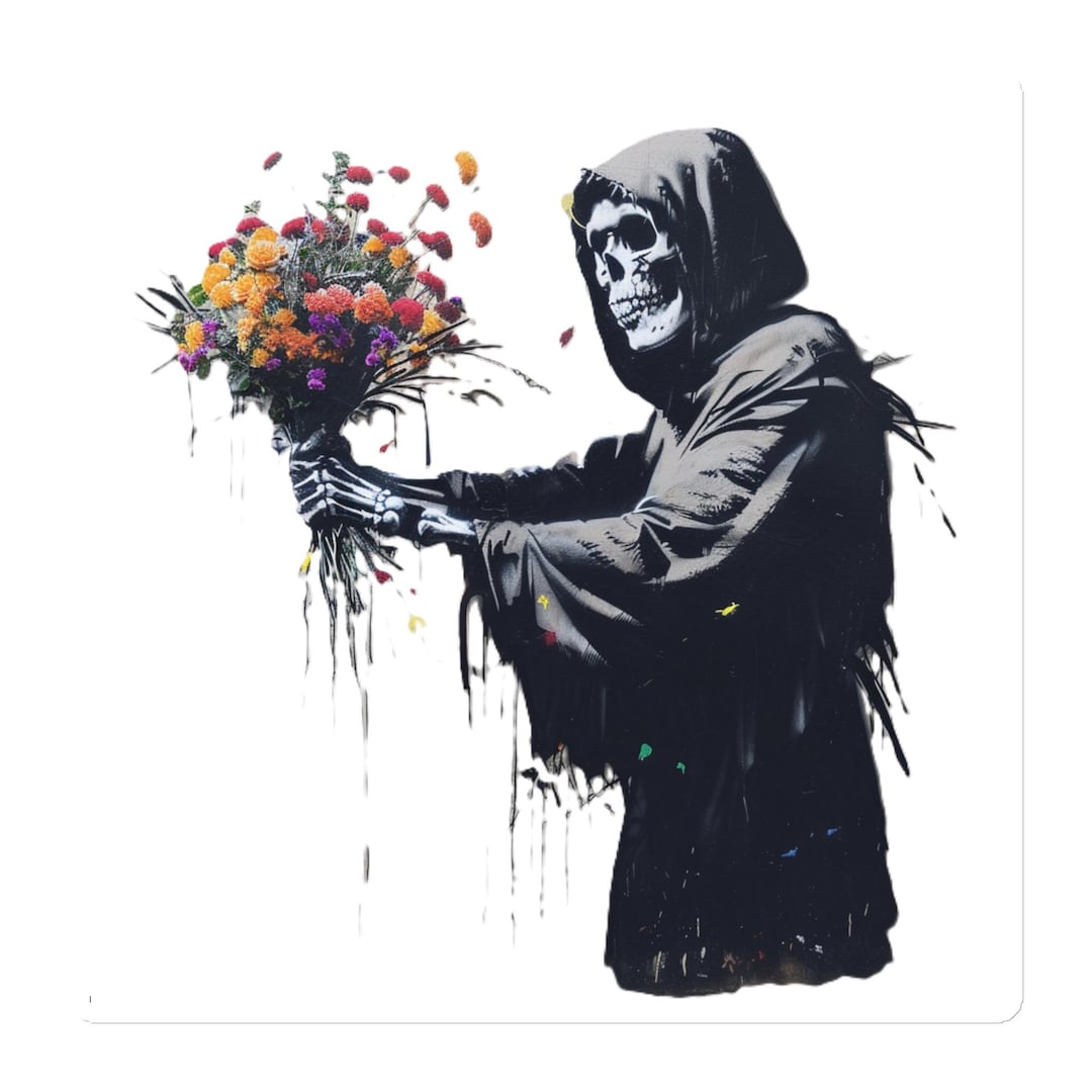 Banksy Grim Reaper Graffiti Street Art Magnet - Etsy