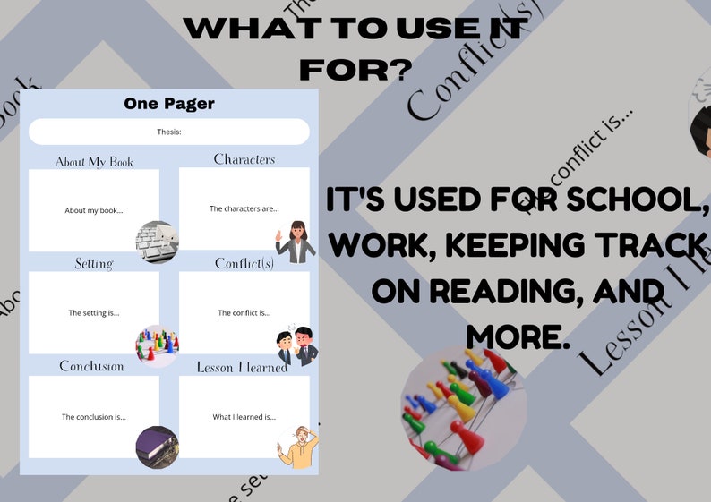 Canva Template, One Pager, Easy to Change and Add Photos. - Etsy