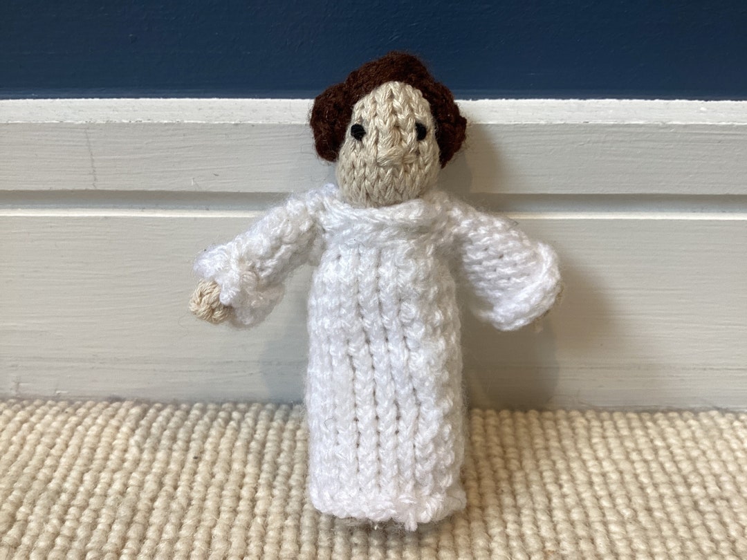 Knitted Princess Leia Doll, Star Wars Toy Princess Leia - Etsy
