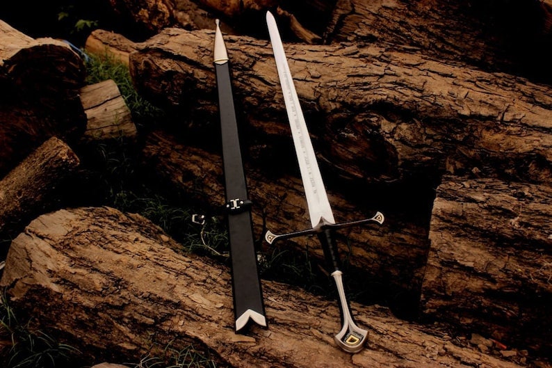 ANDURIL Sword of Strider, Custom Engraved Sword, LOTR Sword, Lord of ...