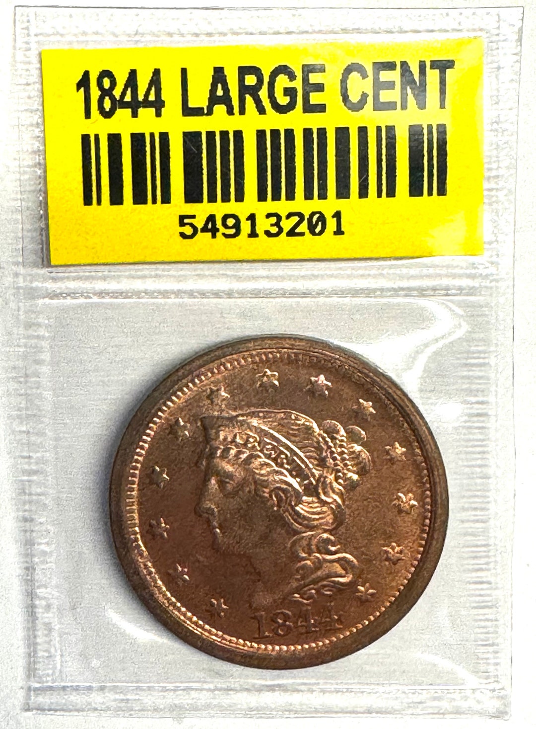 1844 U.S. Large Cent. nice Copper Novelty Replica Coin - Etsy