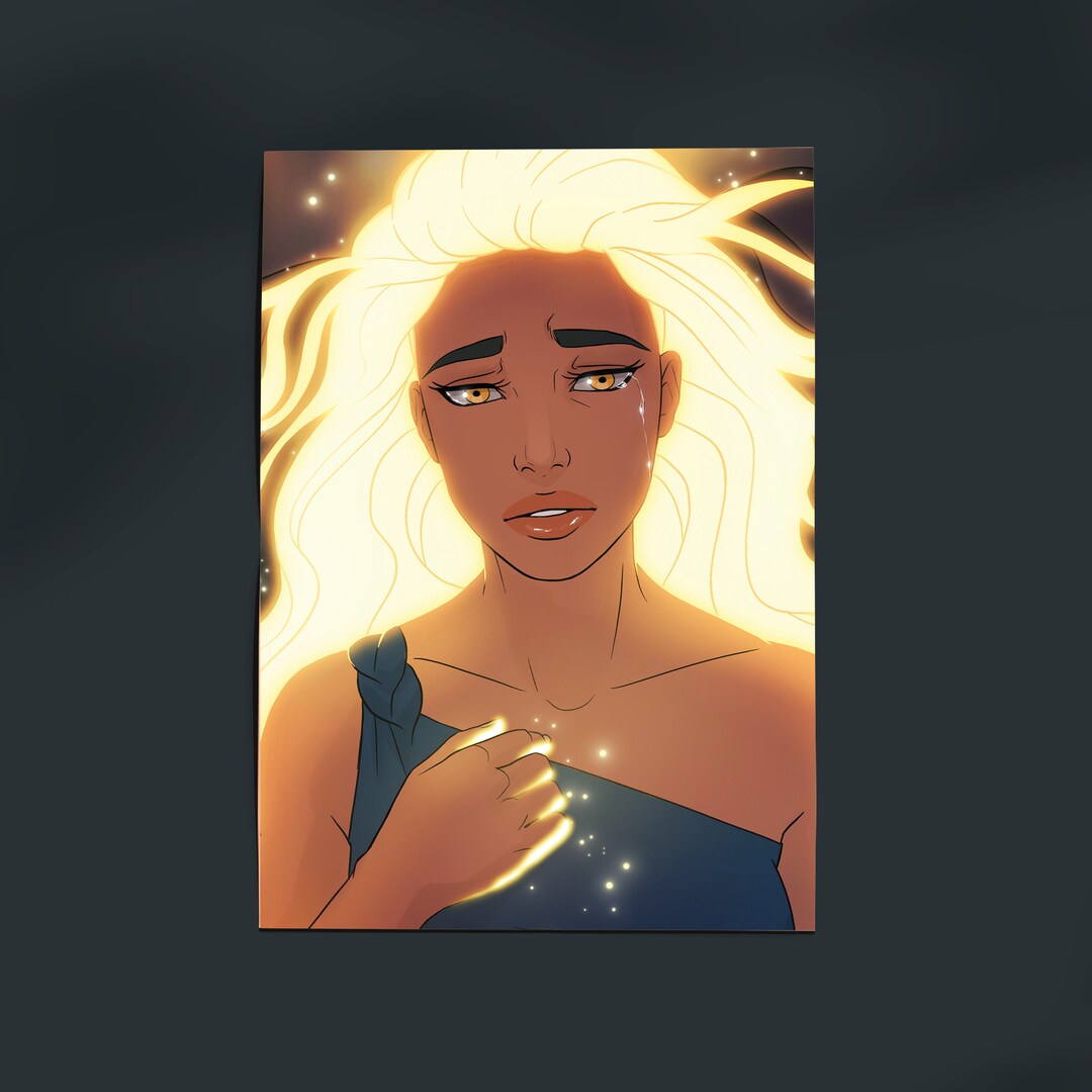 Oriole Glow Print, the Barrier Scroll, Satin Print, 5x7, Extra Heavy ...