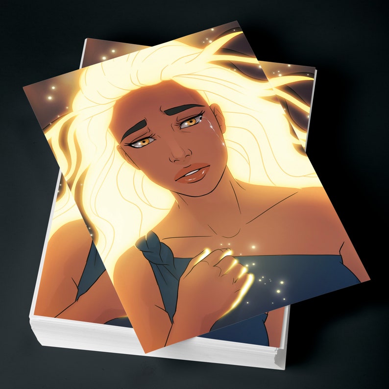 Oriole Glow Print, the Barrier Scroll, Satin Print, 5x7, Extra Heavy ...