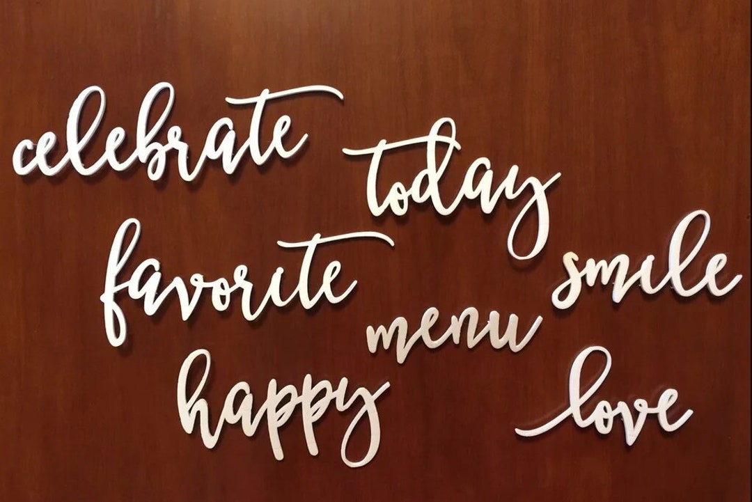 Fancy Letterboard Words - Etsy